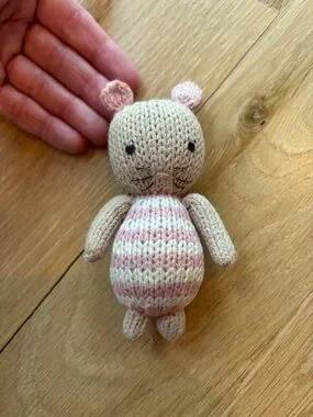 Pocokins | Toys | Pocokins Handmade Mouse Plush Tiny Knit Animal | Poshmark